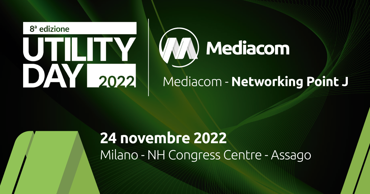 Mediacom è sponsor dell'Utility Day 2022